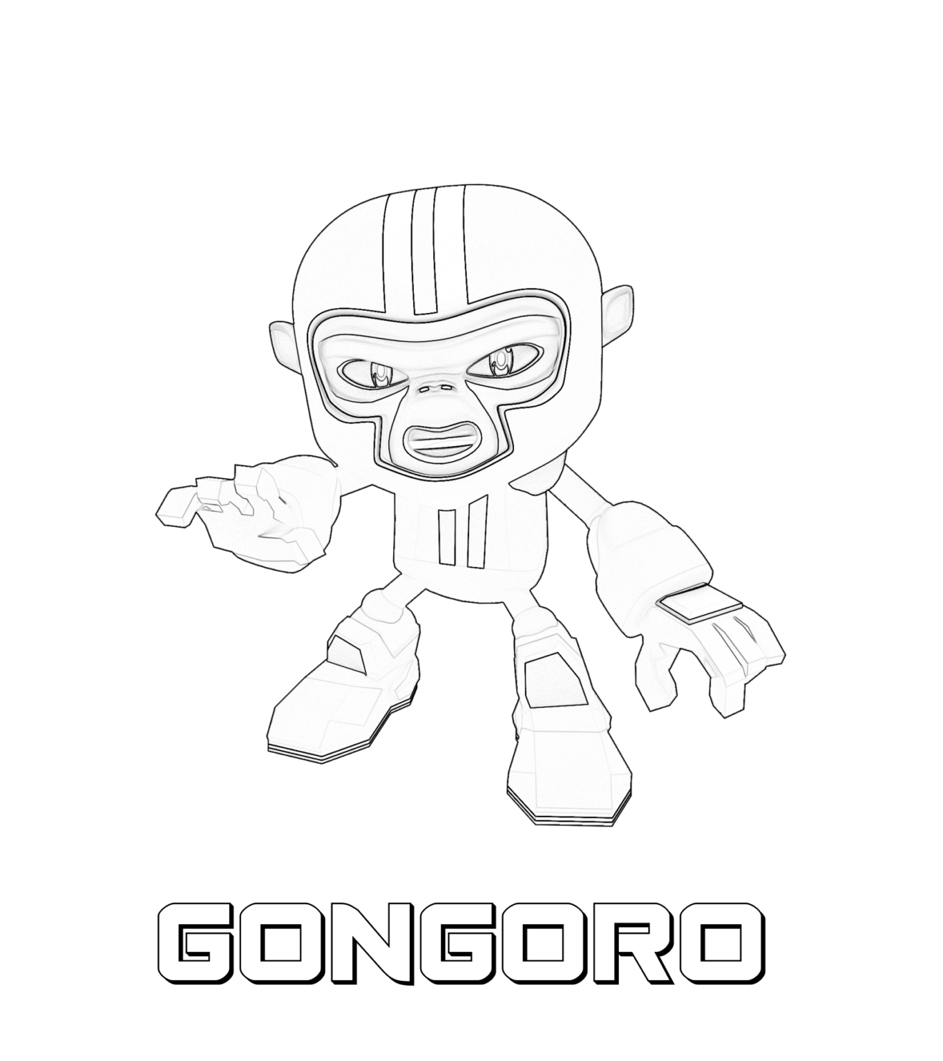 Character Coloring - RoboZeta