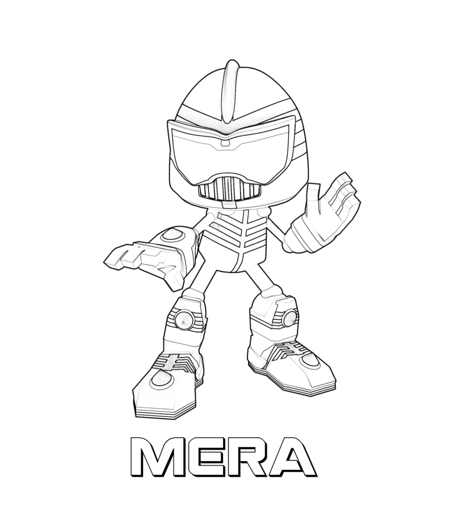 Character Coloring - RoboZeta