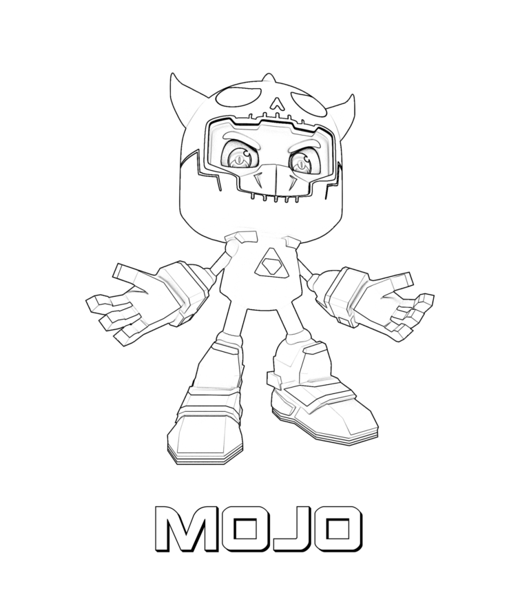 Character Coloring - RoboZeta