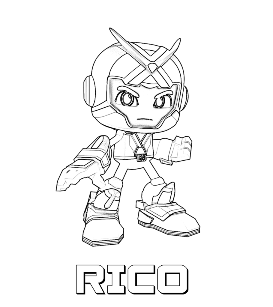 Character Coloring - RoboZeta