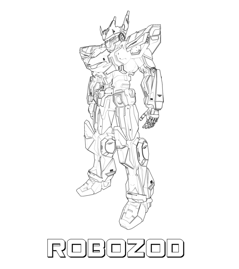 Character Coloring - RoboZeta